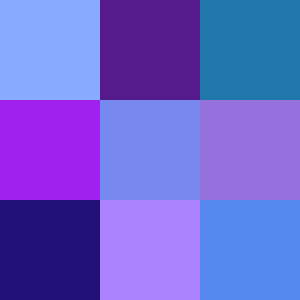 Decoração de A a Z: Azul com Lilas e Roxo Adoro essa Combinação
