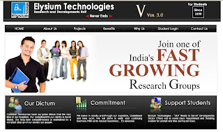 Elysium Technologies Private Limited :: Final Year Projects