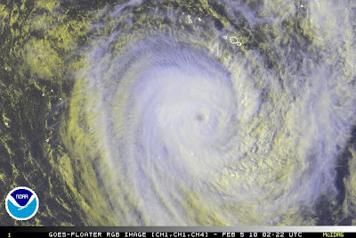 Ecomarcheurs de Papara: *** 03/02/10 Cyclone OLI et TUBUAI