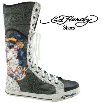 Style Sophisticate: Ed Hardy's shin boots