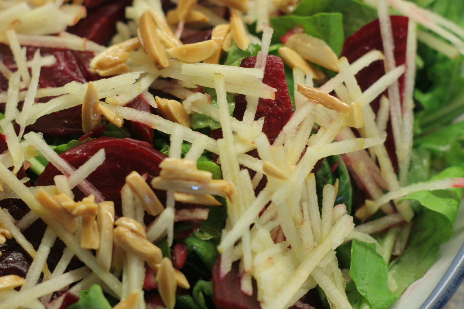 Four seasons of food: Beet and apple salad