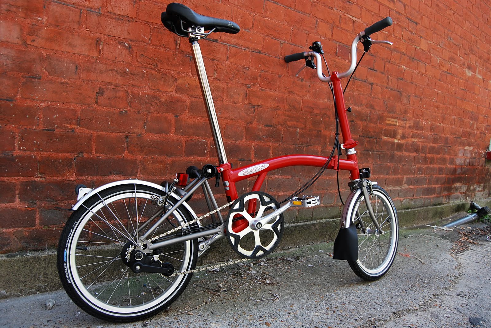 RichmondCycles: Titanium Brompton Superlight