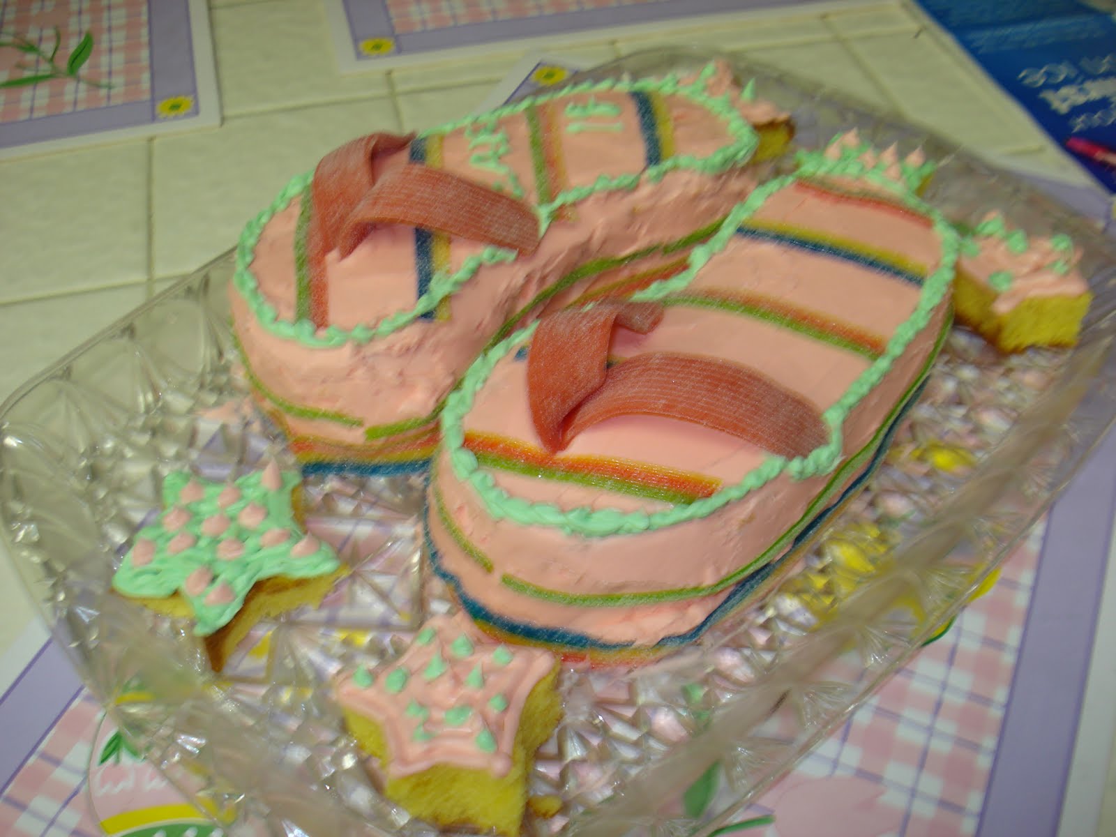 nothingbut Crumbs: Sandal Cake