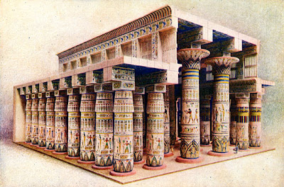 The Pharaoh's Temples in Egypt: Tempels were built from what?