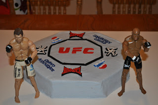 PEACH OF CAKE: UFC Ultimate Fighting Championship Cake