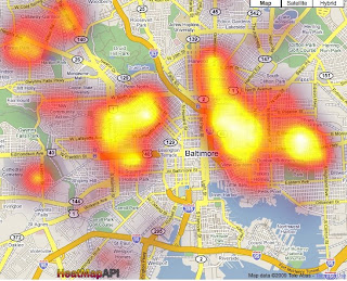 SpotCrime - The Public's Crime Map: Crime Heat Maps Shootings Baltimore ...