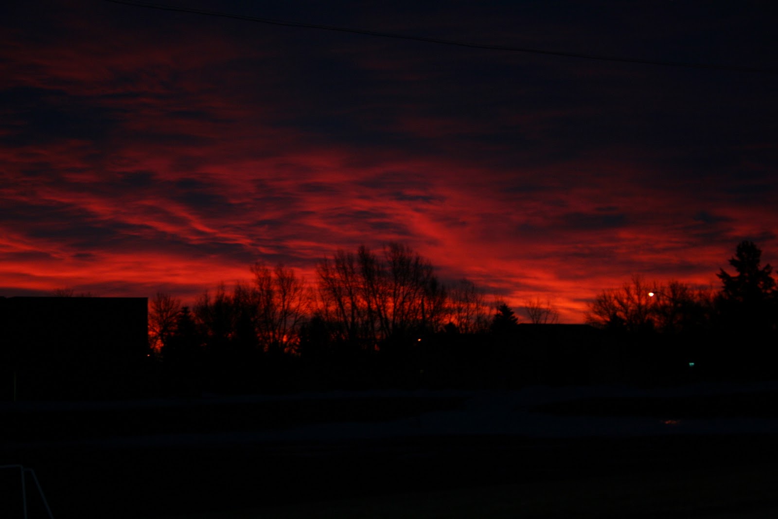 Journey's of An Artist Mom: A Blood Red Sky