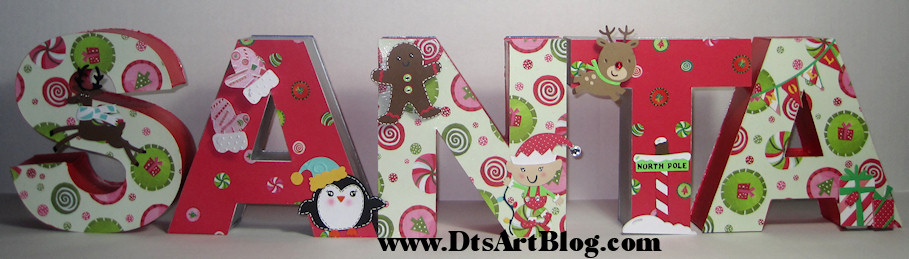 DtsArt Blog: Jolly Holiday SANTA Letters