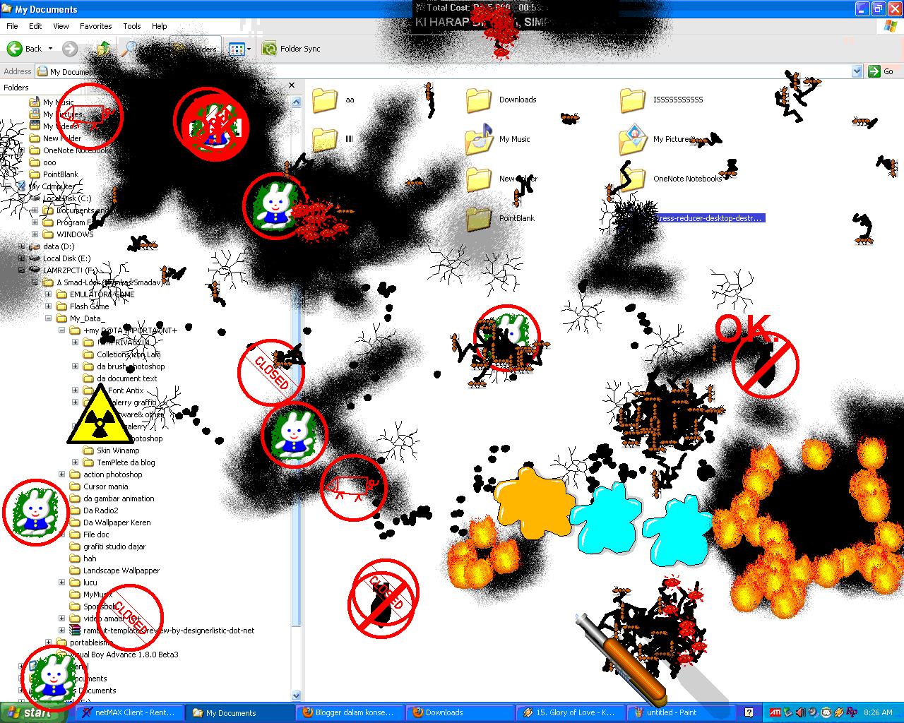 Stress Destroy Reducer Desktop Game ~ ☻Lam da Rezpect Blog's☻