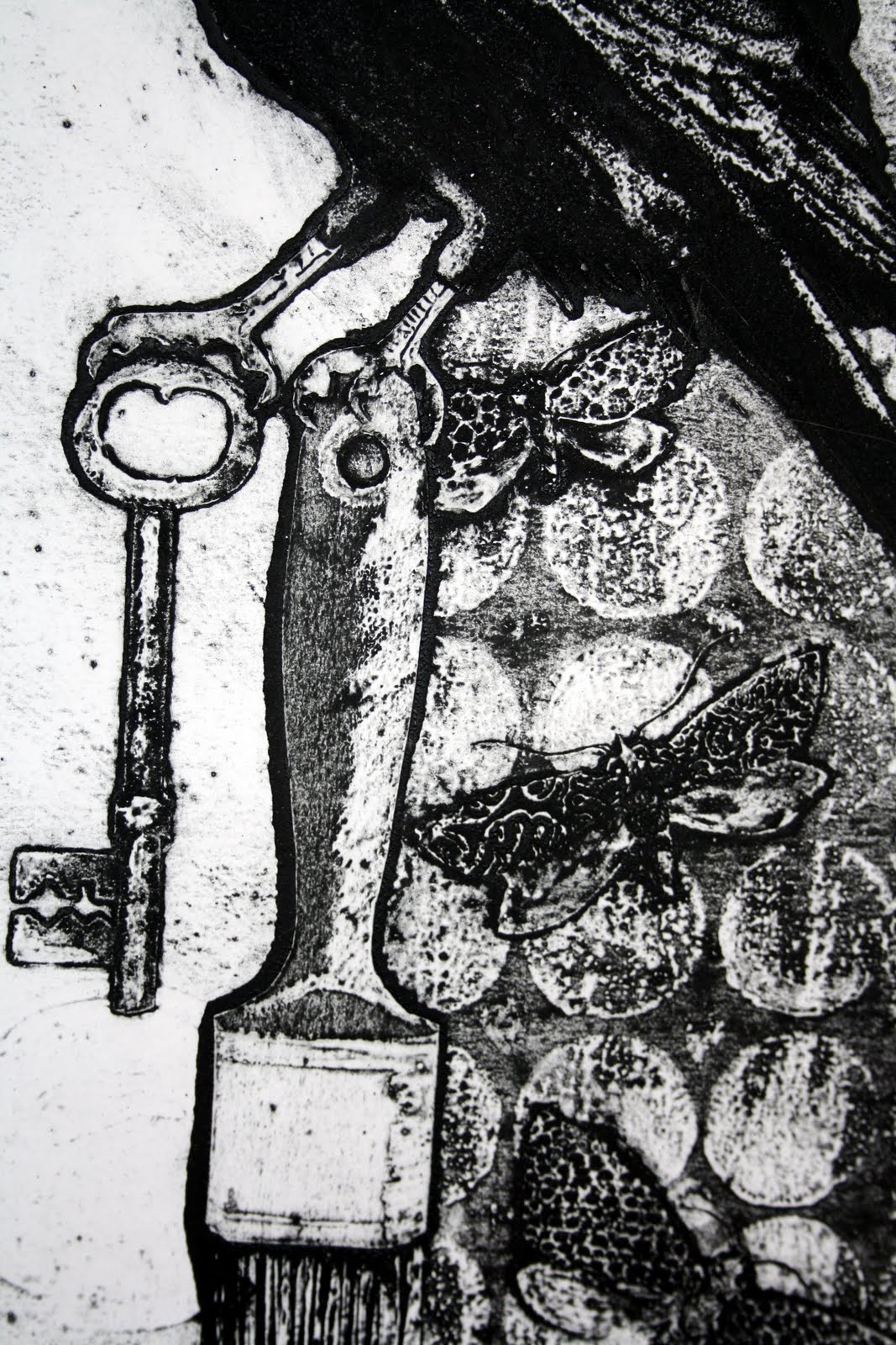 Sue Brown Printmaker: COLLAGRAPH EXPERIMENT