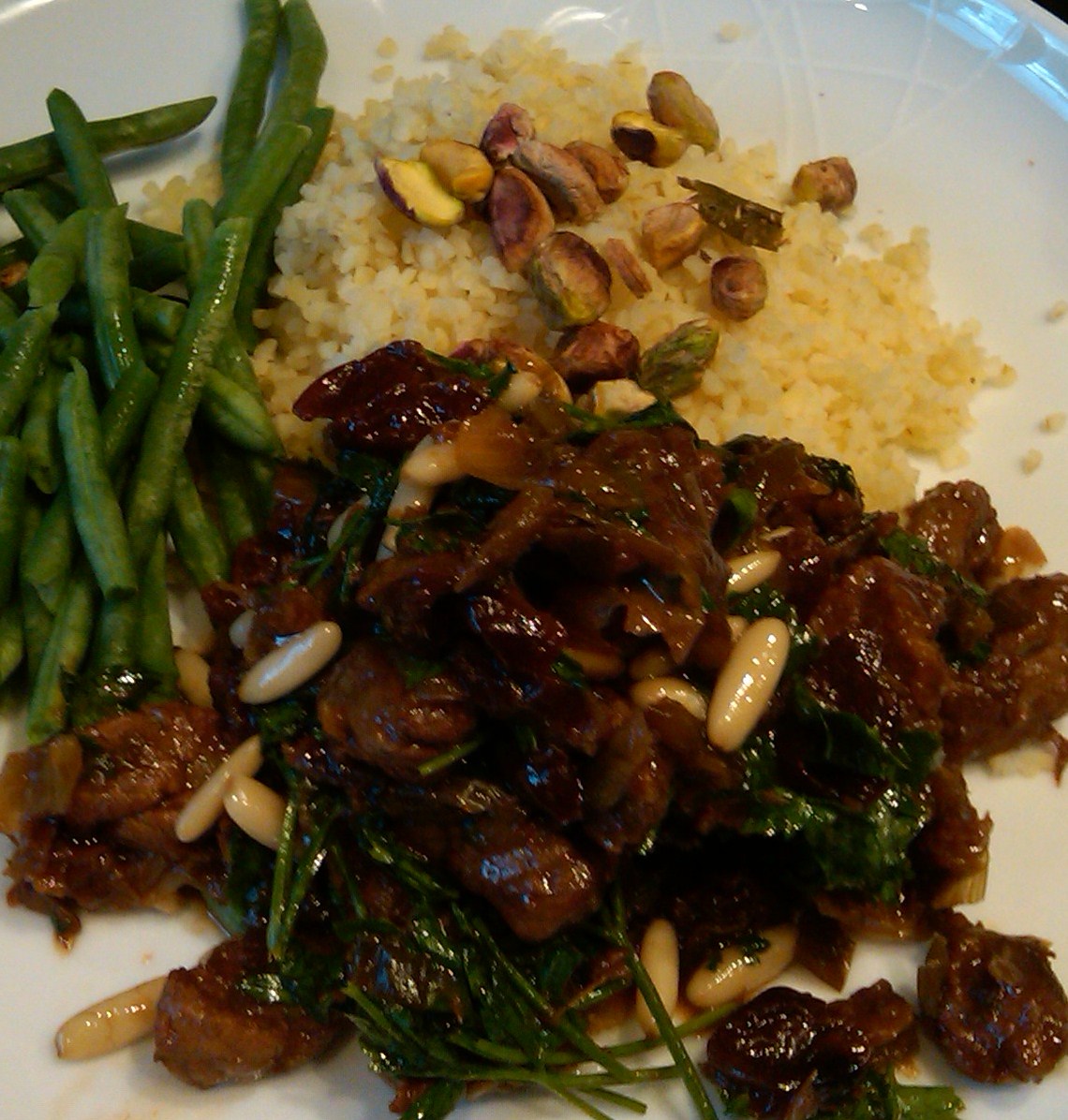 Feed a Happy Life: Fragrant Lamb & Cherry Stew served with Lemon Cous Cous
