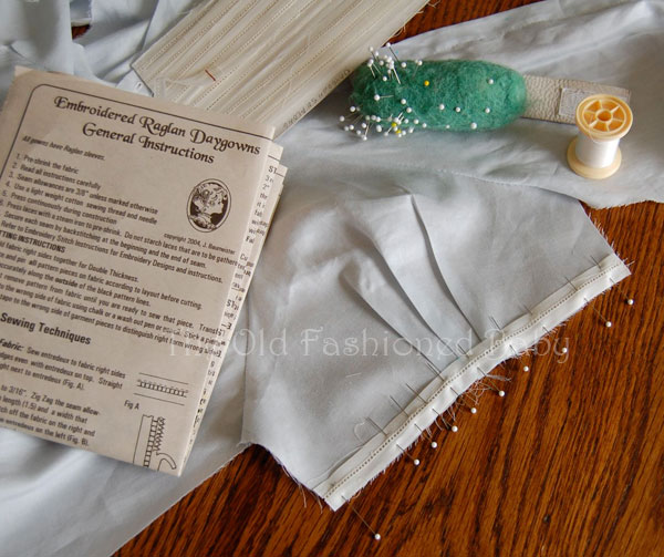 The Old Fashioned Baby Sewing Room: Entredeux to Fabric- The Old ...