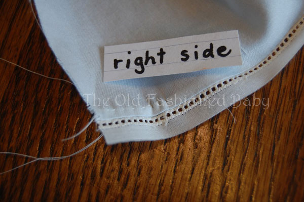 The Old Fashioned Baby Sewing Room: Entredeux to Fabric- The Old ...