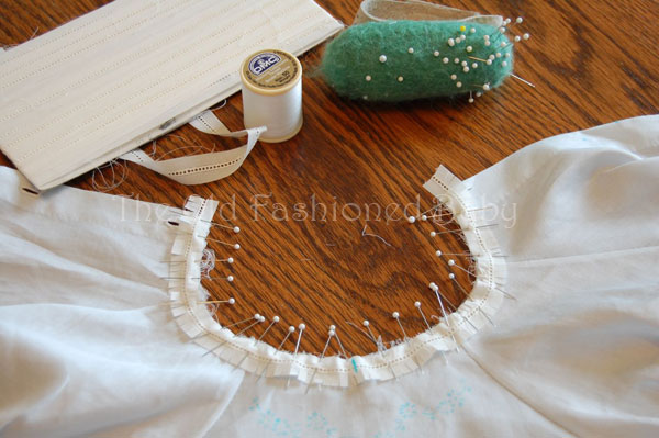The Old Fashioned Baby Sewing Room: Entredeux to Fabric- The Old ...