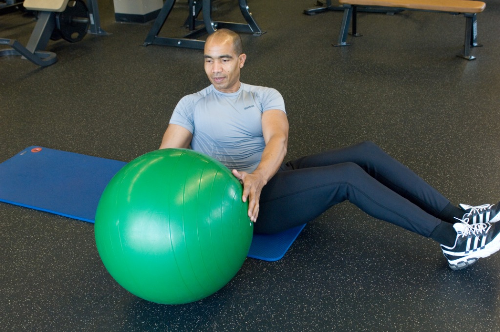 Forever Fit and Firm: Exercise Of The Week; Seated Ball Twist