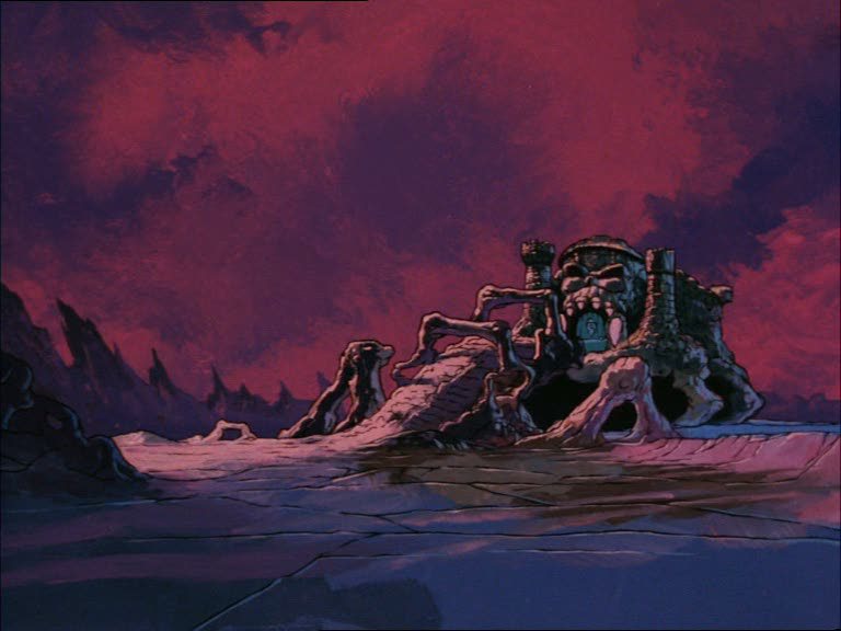 Eternian Backgrounds: Castle Grayskull - Exterior Wide Shot