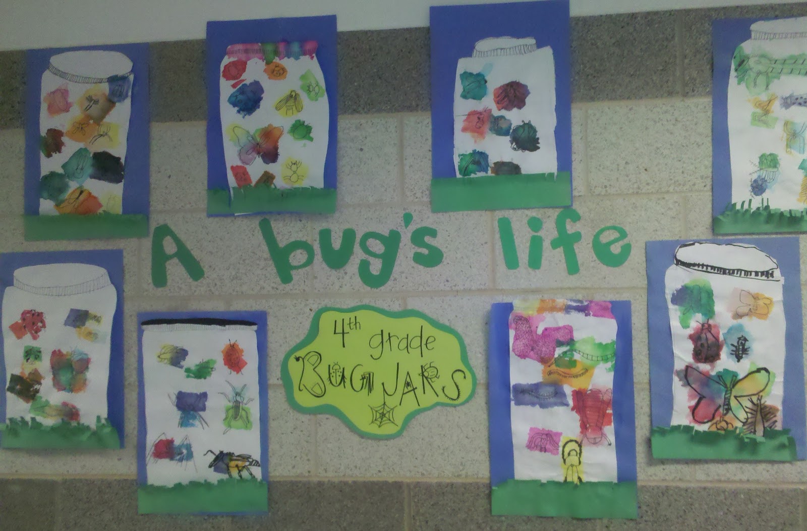 Ceci n'est pas une Art Teacher Blog: Ms. Lightning Bug's Bug Jars!