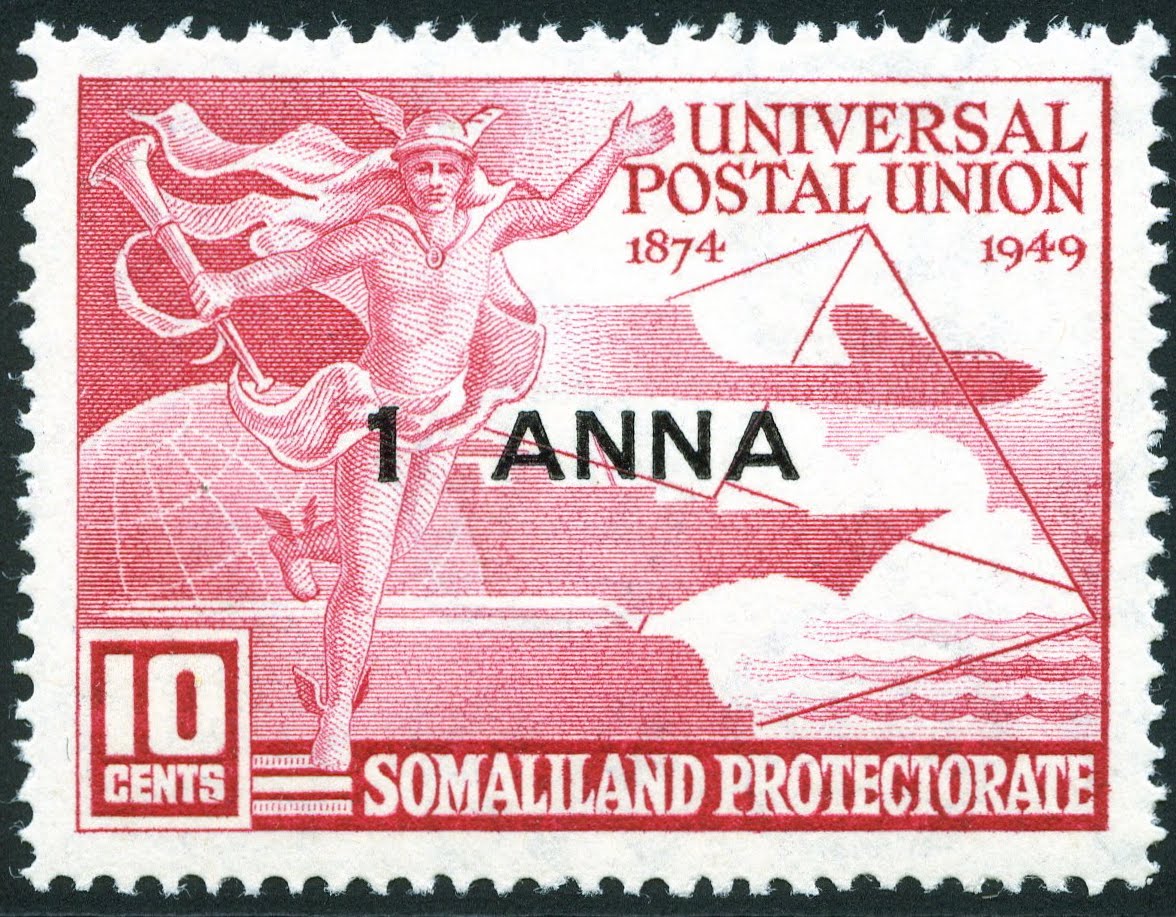 King George VI Postage Stamps: Somaliland Protectorate 1949 (24 Oct) UPU
