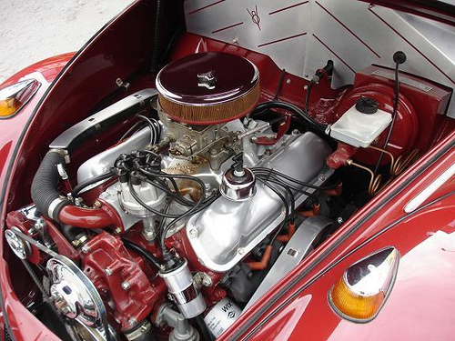 Mundo Automotivo: Fusca motor dianteiro (V8)