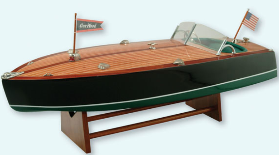 Dioramas and Clever Things: Runabouts - vintage speedboat models