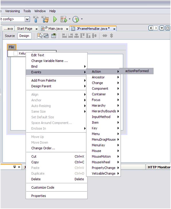 Gudang Tutorial: Menu Bar Dengan Java Netbeans