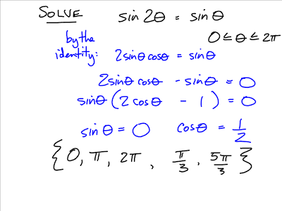 SVRSS Grade 12 Pre-Calculus Math: Double Angle Identities