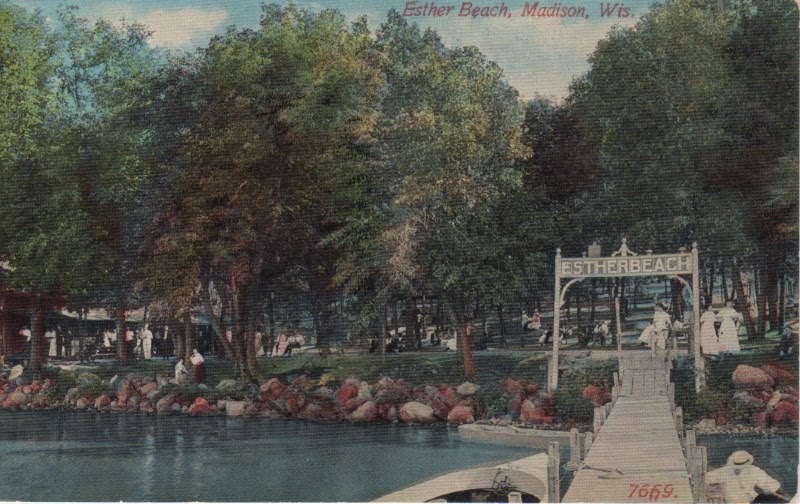 Green Laker: Vintage Madison Postcard