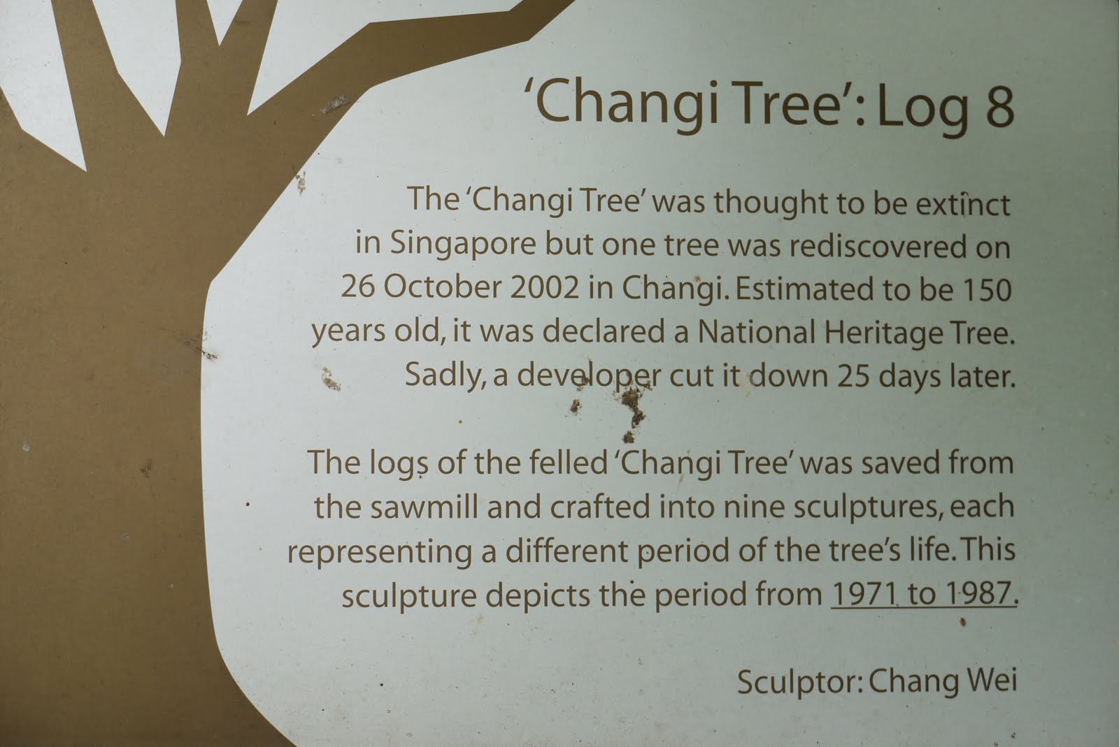 Sawpo's: Changi Tree @ Singapore Zoo