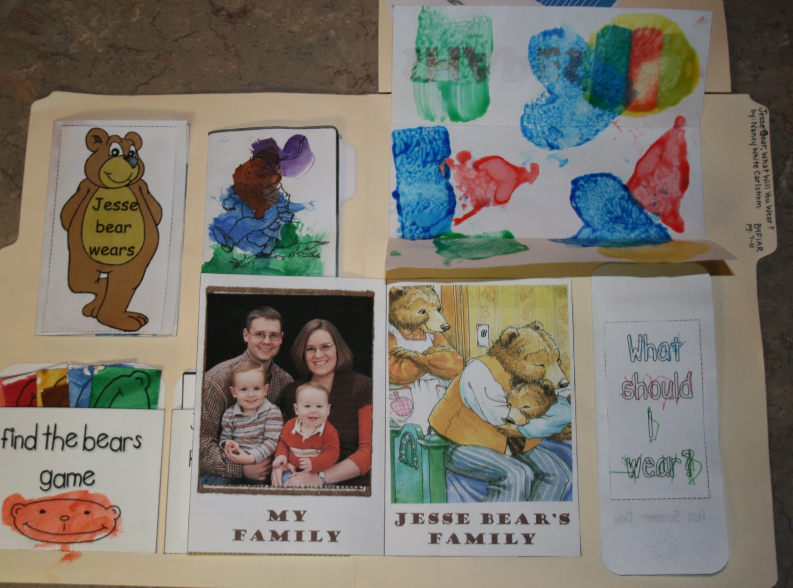 Orr Homeschool Adventures: "Jesse Bear, What Will You Wear?" by Nancy ...