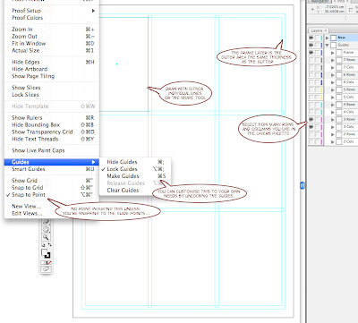 Tales of the Hollow Earth: Illustrator Comic Panel Guides Template