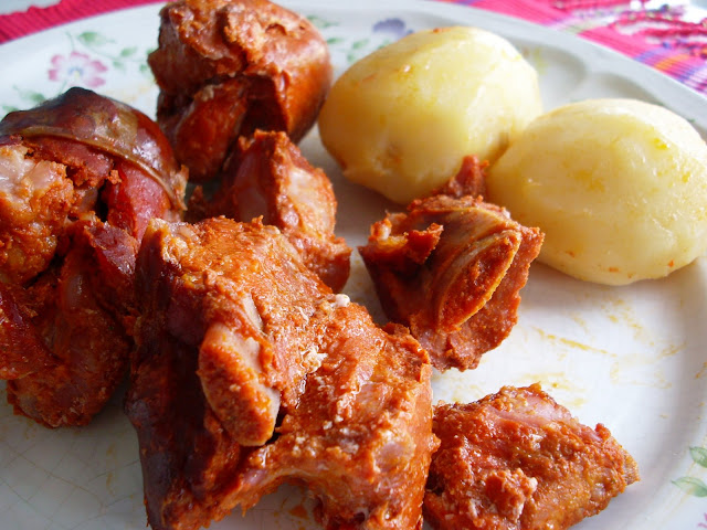 Siguiendo a Nenalinda: Androlla con Patatas y Repollo...