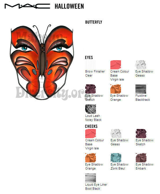 Make Up Bandit: MAC Halloween Face Charts: Part Two