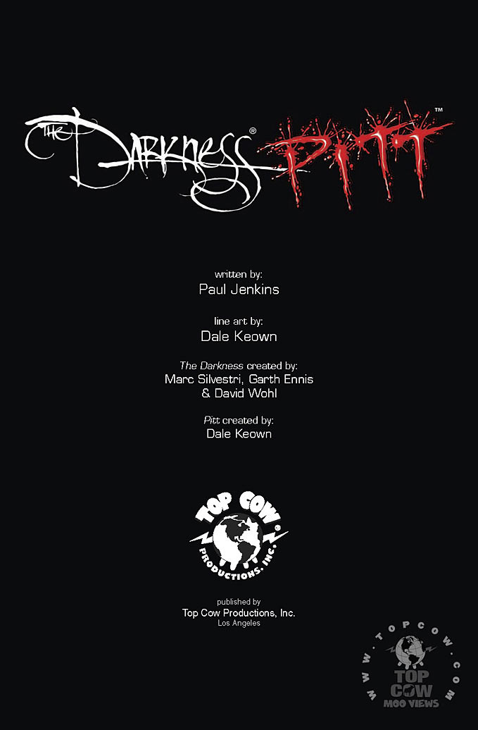 .: HQ Preview-"The Darkness/Pitt TPB"