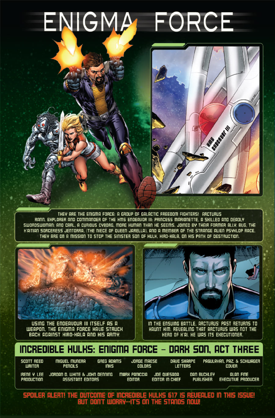 .: HQ Preview-"Incredible Hulks: Enigma Force #3"