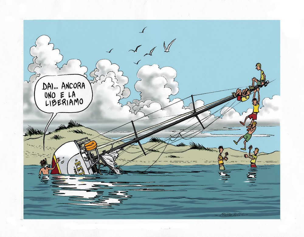 Enea Riboldi: Vignetta per Bolina