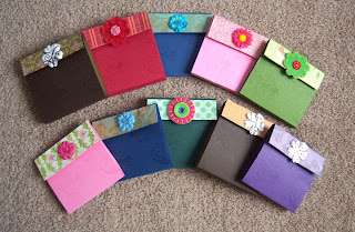 Shoregirl's Creations: Bucket Handbag Gift - Post it note holder