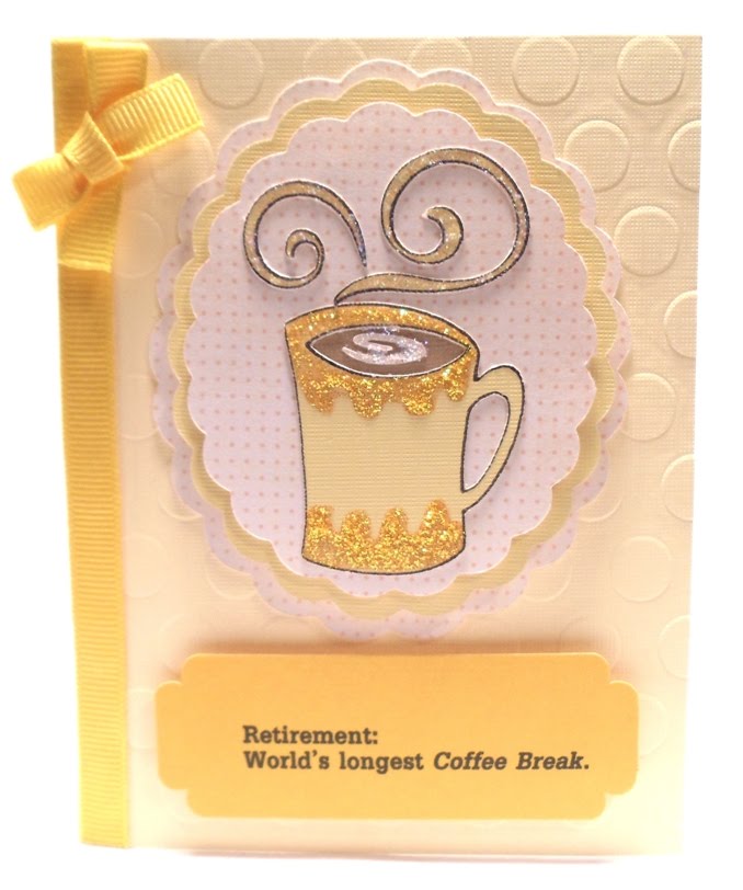 Simply Silhouette: Retirement Card