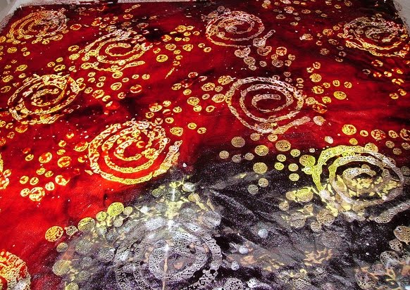 Elaine Quehl: Dye Happy 3 Soy Wax Batik