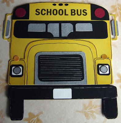 Pieces of Me Scrapbooking & Paper Crafts: School bus paper piecing