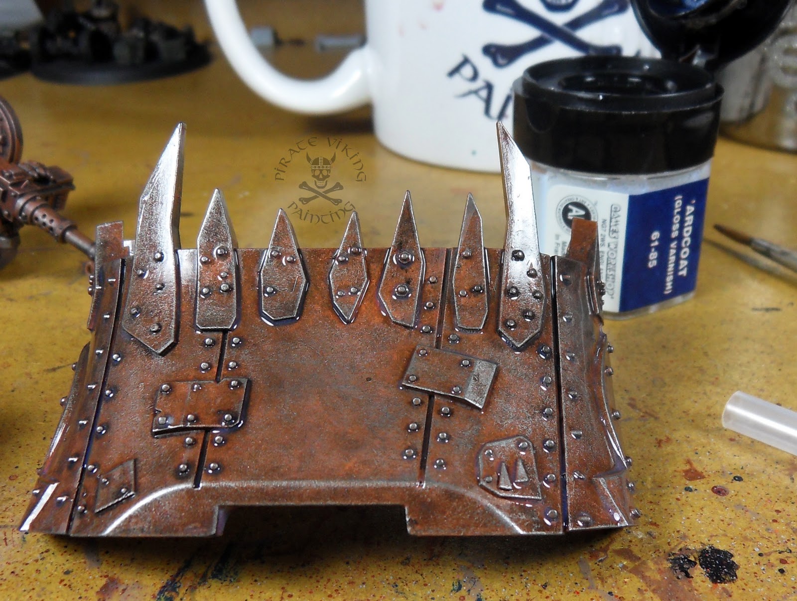 Pirate Viking Painting: Advanced paint chipping