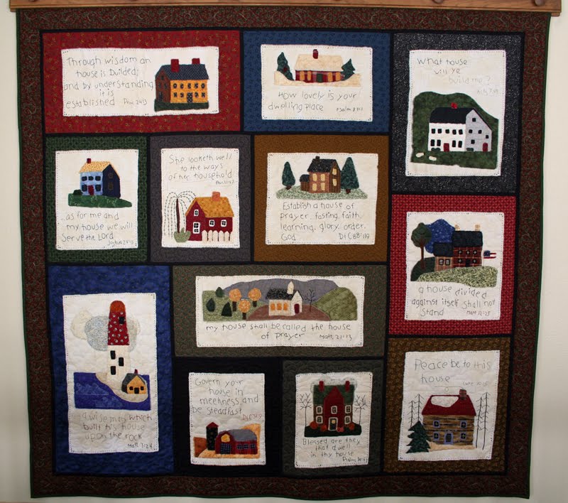 All Things Cheryl: By Wisdom A House Is Built | House quilts, Cute ...