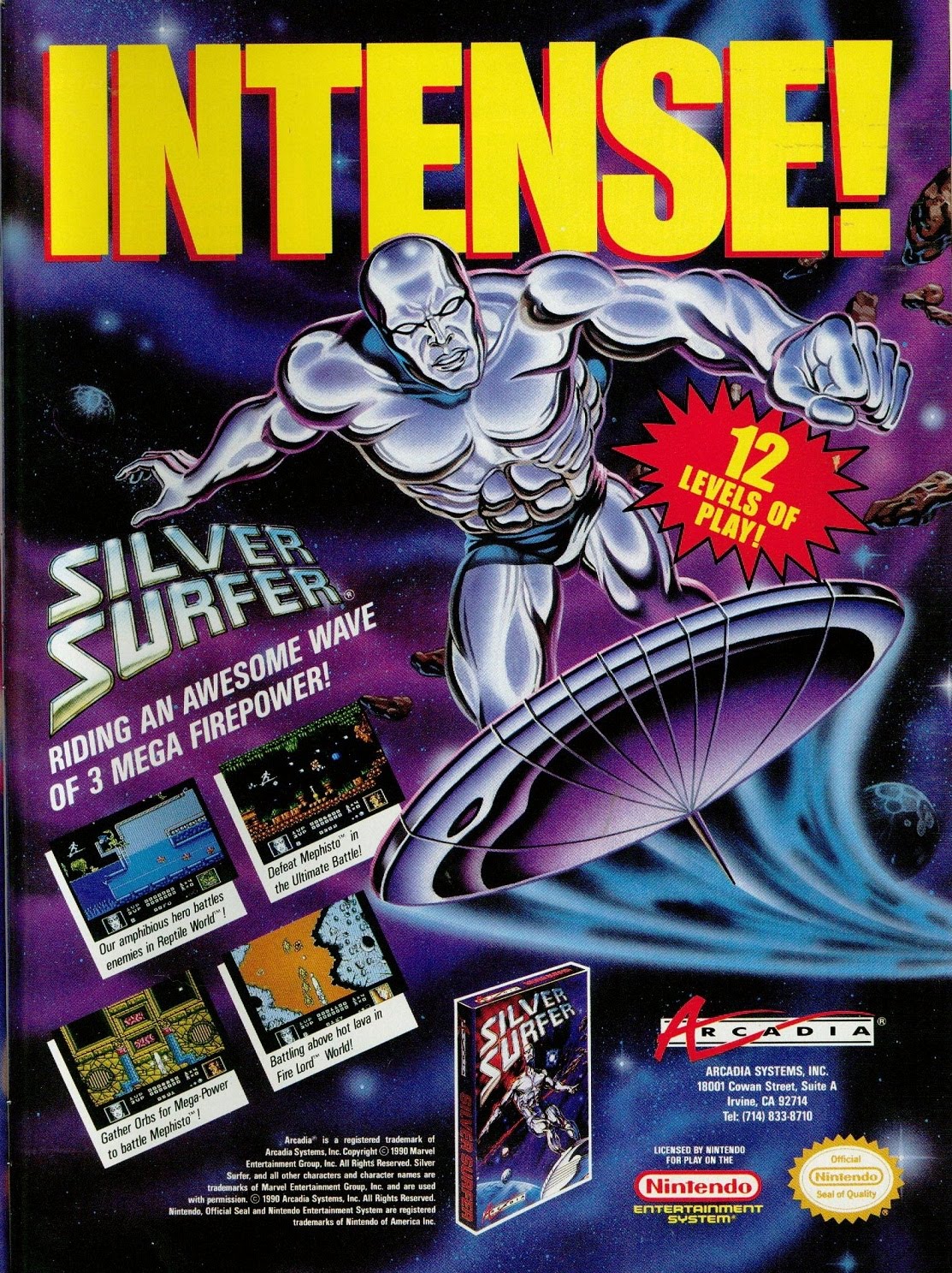 Ads From The Past 053: Silver Surfer (NES) ~ Retro Gaming Life