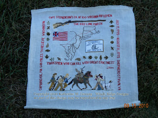 Regaling From Windy Ridge: Bee Line March Sampler Finished