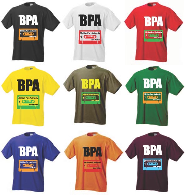 DJ T-SHIRTS AND APPAREL: THE B.P.A. BRITISH PORT AUTHORITY - CASSETTE