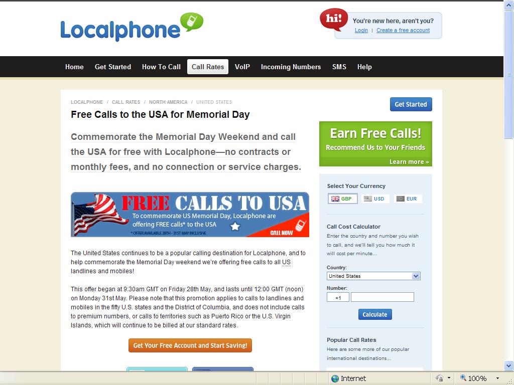 VOIP-LATINOAMERICANO: LLAMA GRATIS A USA ESTE FIN DE SEMANA CON LOCALPHONE