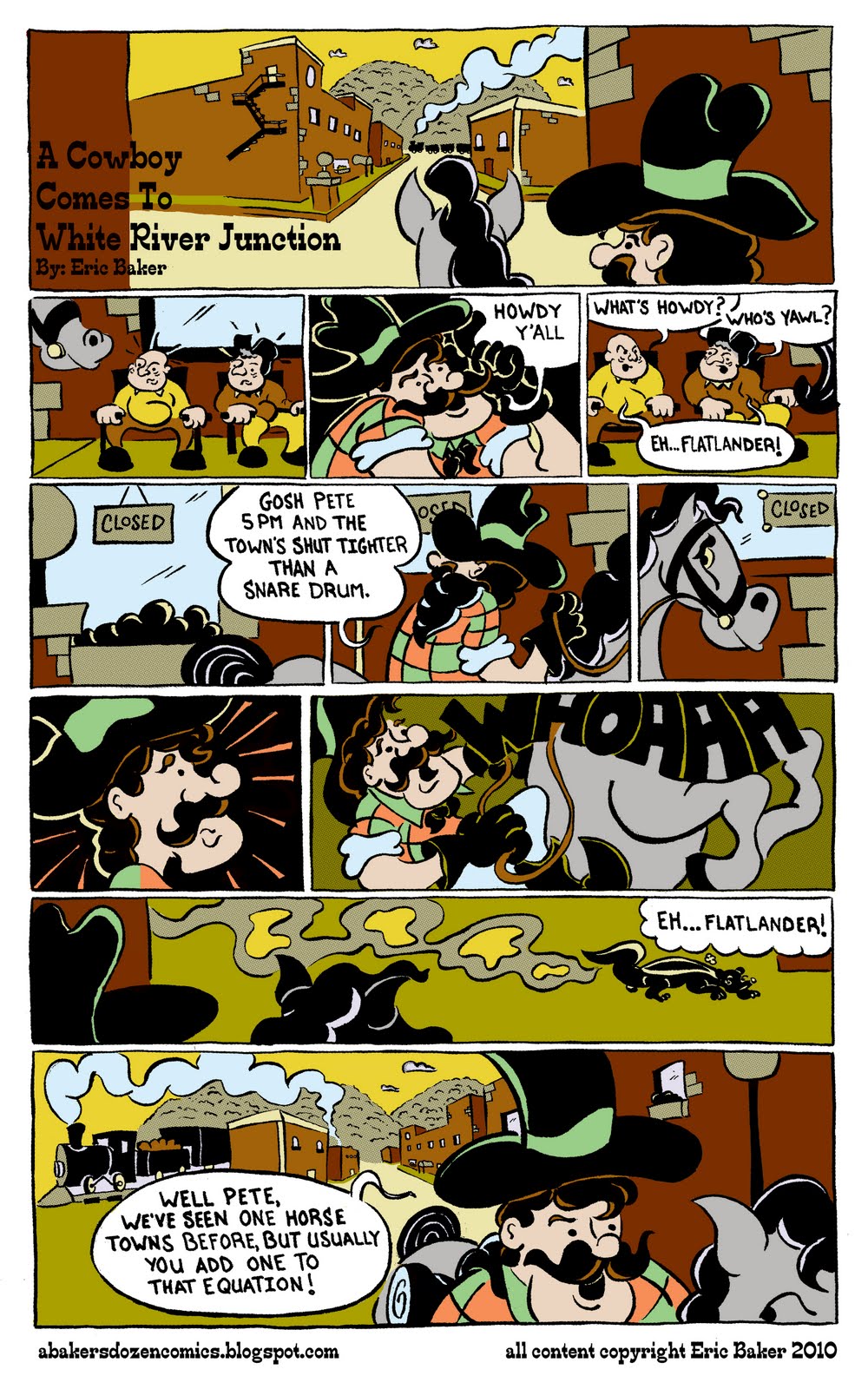 A Baker's Dozen Gourmet Comics and Illustration: Cowboy Comic: Now in ...