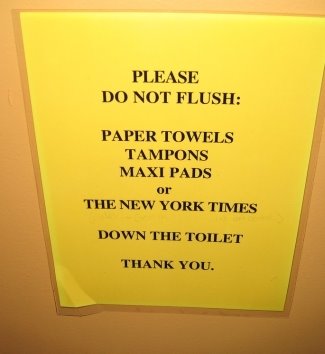 25 Funny Toilet Notices [pics] ~ Curious? Read