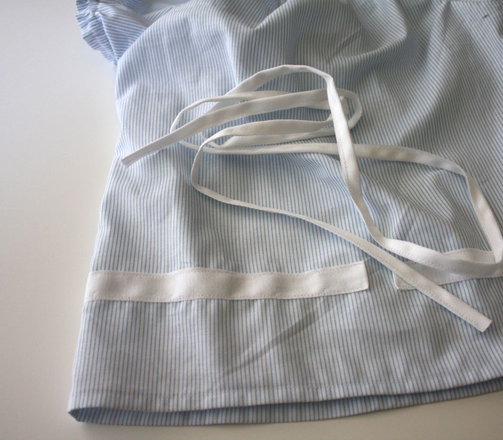 drawstring waist tutorial