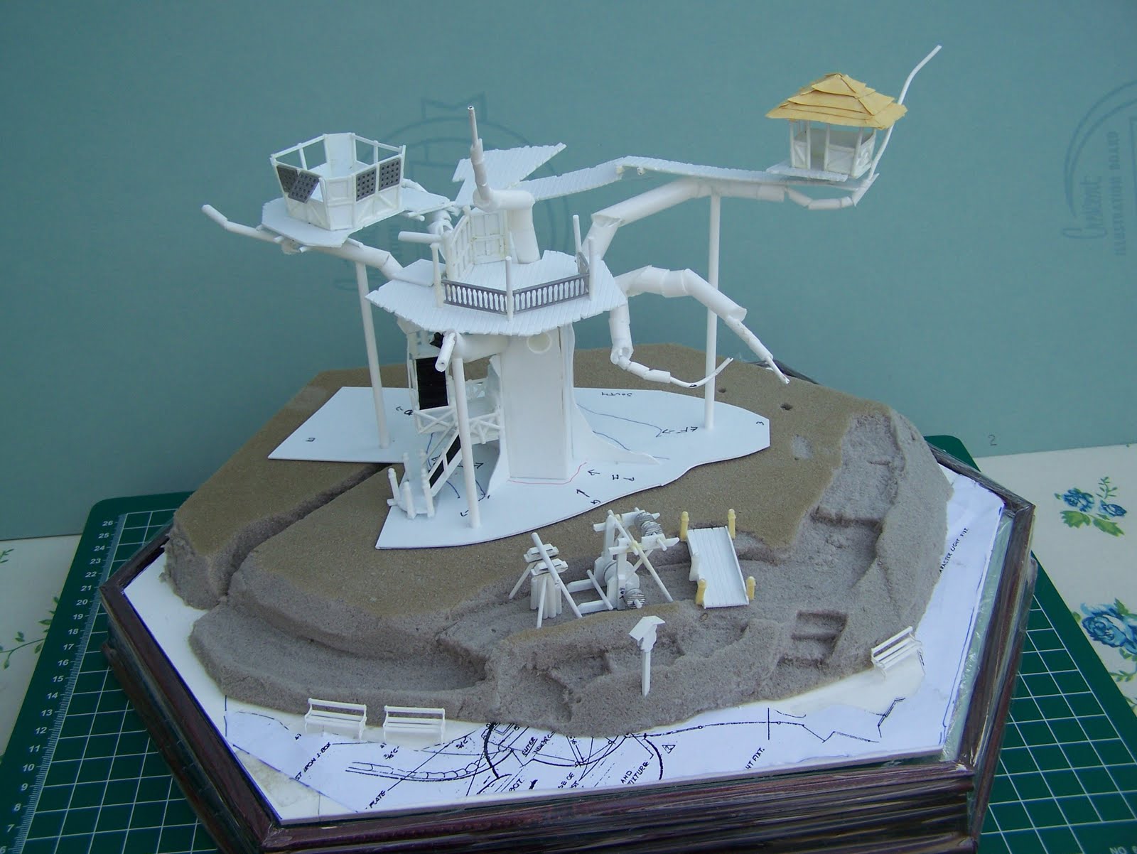 MIKE COZART DESIGN AND MODEL: SWISS FAMILY ROBINSON TREEHOUSE MODEL ...