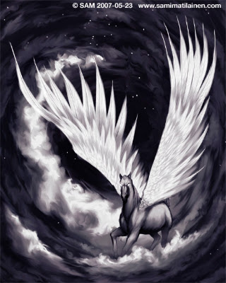 Bubo's Blog: Pegasi? Pegasuses? A Herd of Flying Horses!